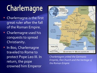 Charlemagne and the Rise of the Catholic Church | PPT