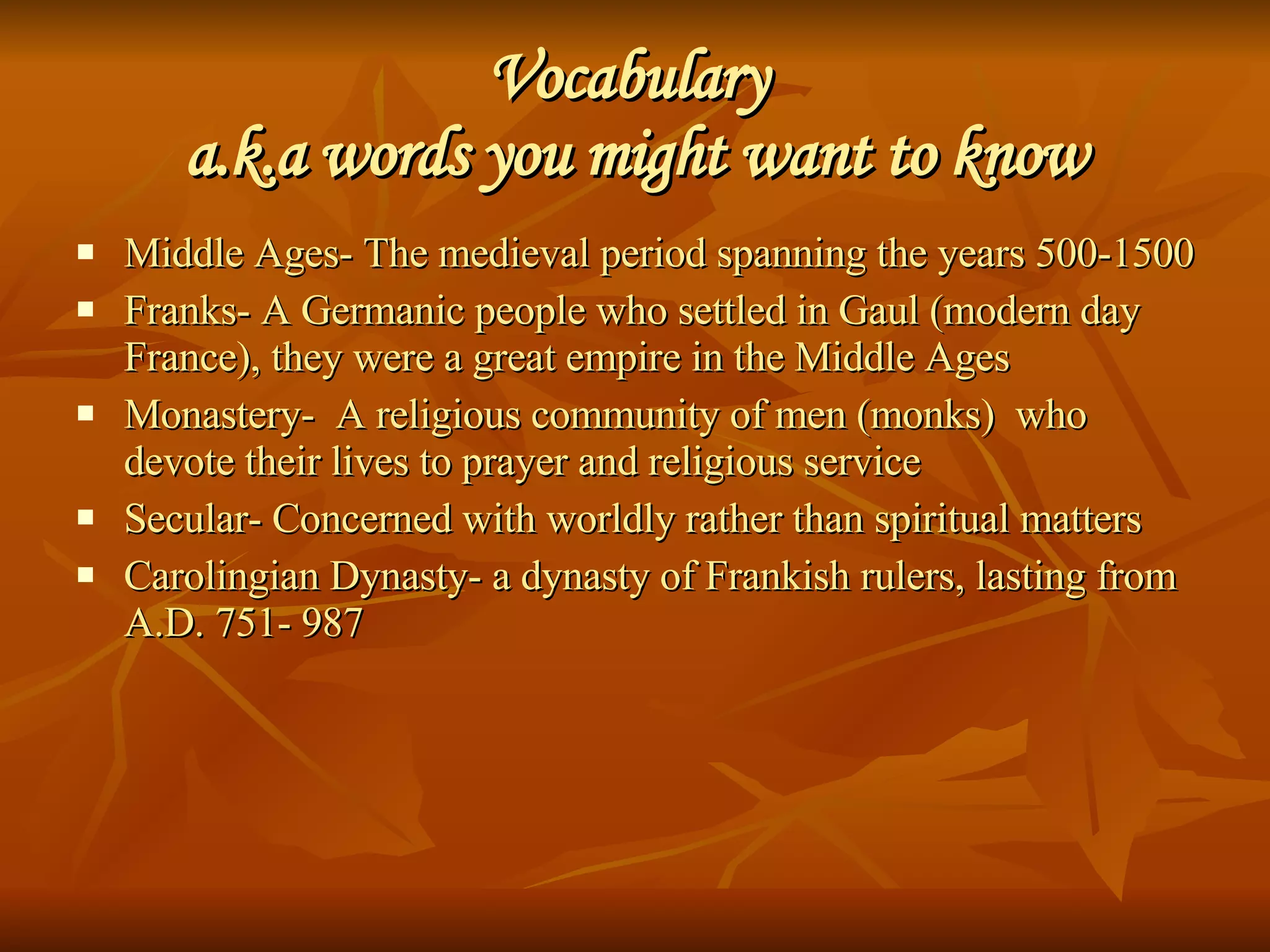 Charlemagne Unites Germanic Kingdoms | PPT