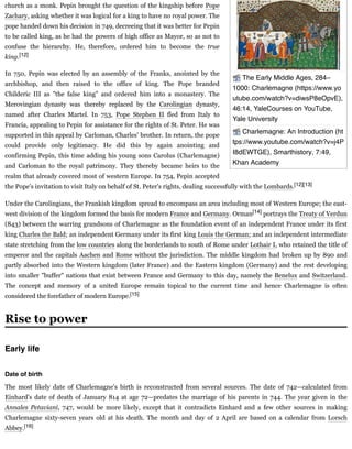 Charlemagne wikipedia | PDF