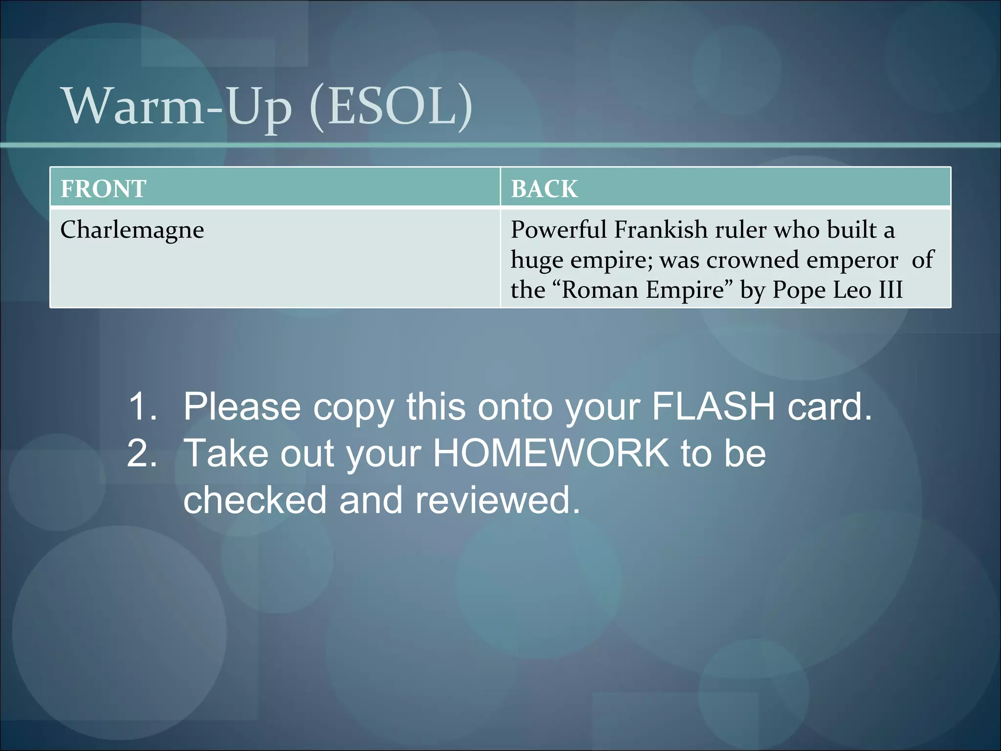 Charlemagne unites germanic kingdoms | PPT