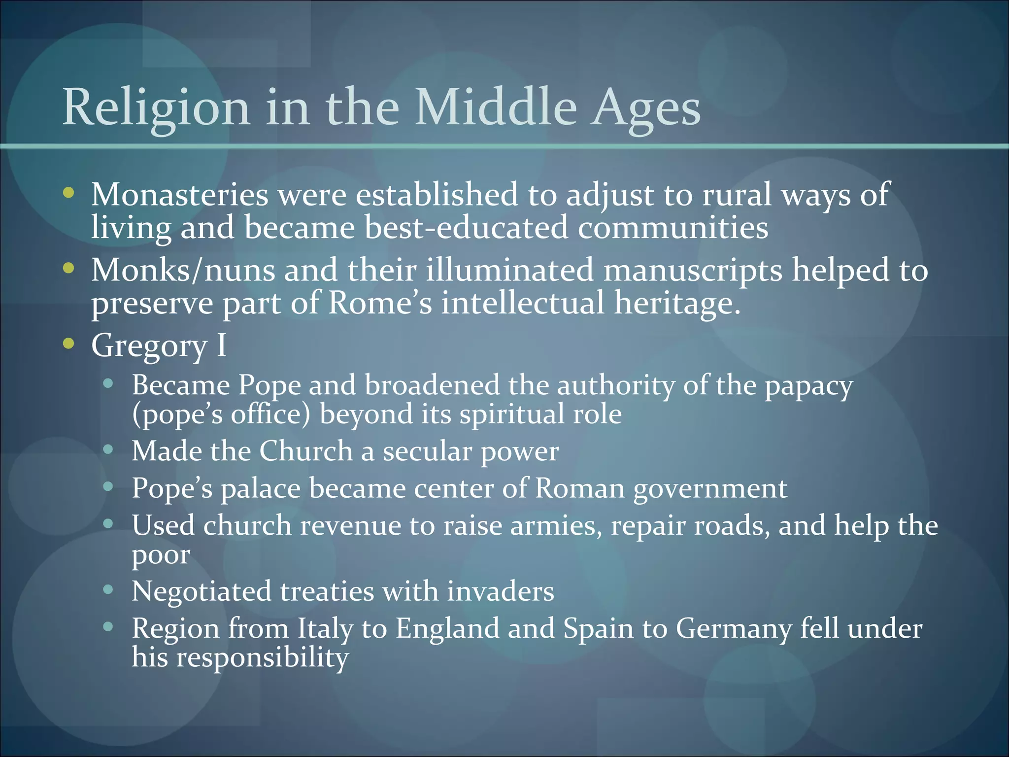 Charlemagne unites germanic kingdoms | PPT | Christianity | Religion ...