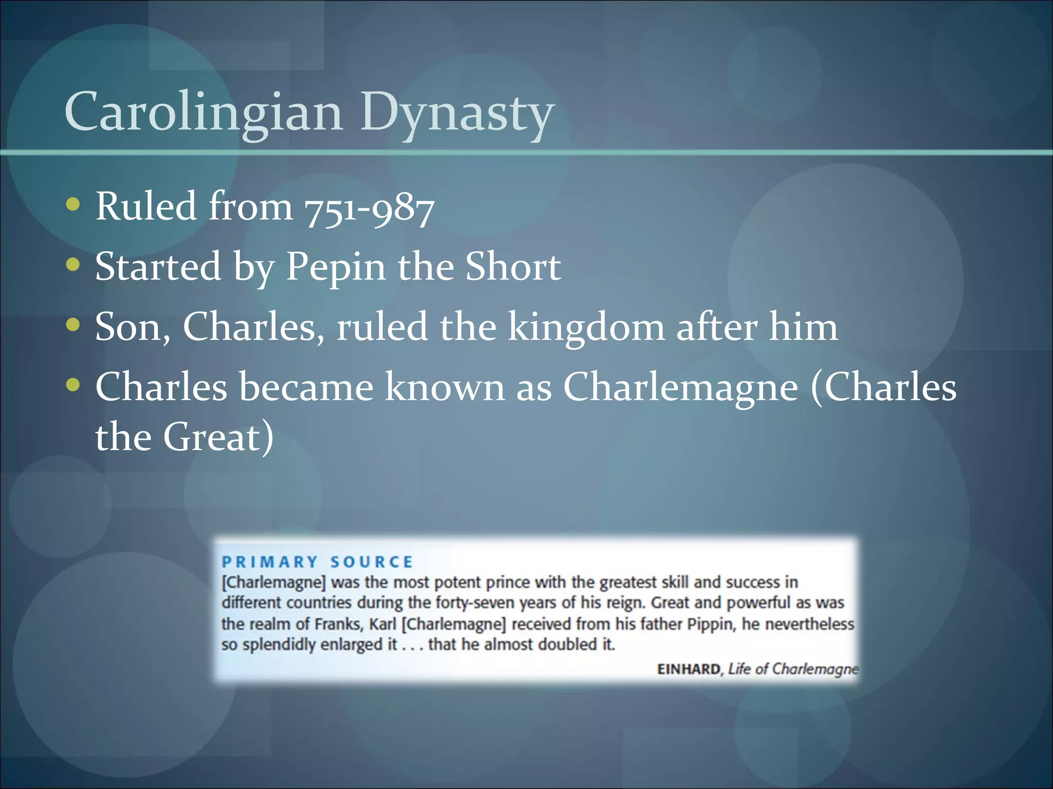 Charlemagne unites germanic kingdoms | PPT