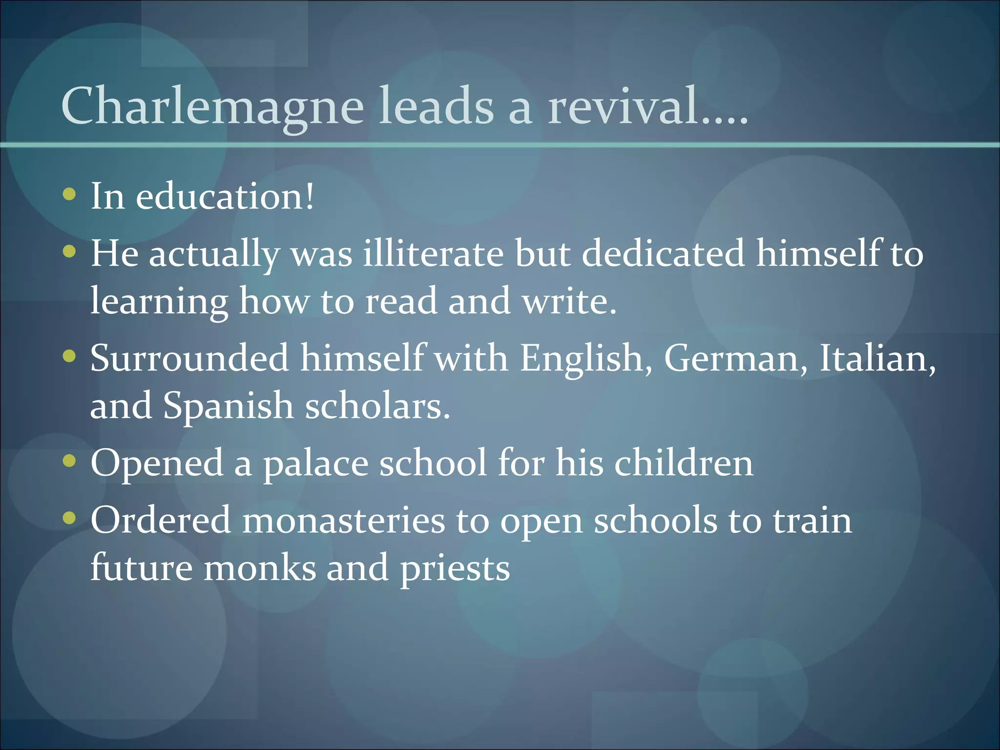 Charlemagne unites germanic kingdoms | PPT | Christianity | Religion ...