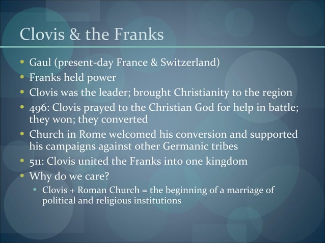 Charlemagne unites germanic kingdoms | PPT | Christianity | Religion ...