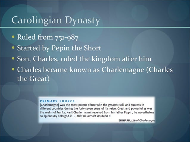 Charlemagne unites germanic kingdoms | PPT | Christianity | Religion ...