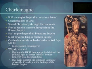 Charlemagne unites germanic kingdoms | PPT