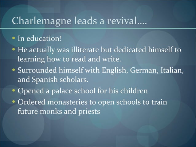 Charlemagne unites germanic kingdoms | PPT | Christianity | Religion ...