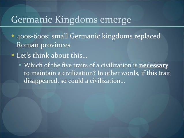 Charlemagne unites germanic kingdoms | PPT | Christianity | Religion ...