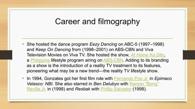 Charlene Gonzales Biography, Early Career, Pageantry.pptx