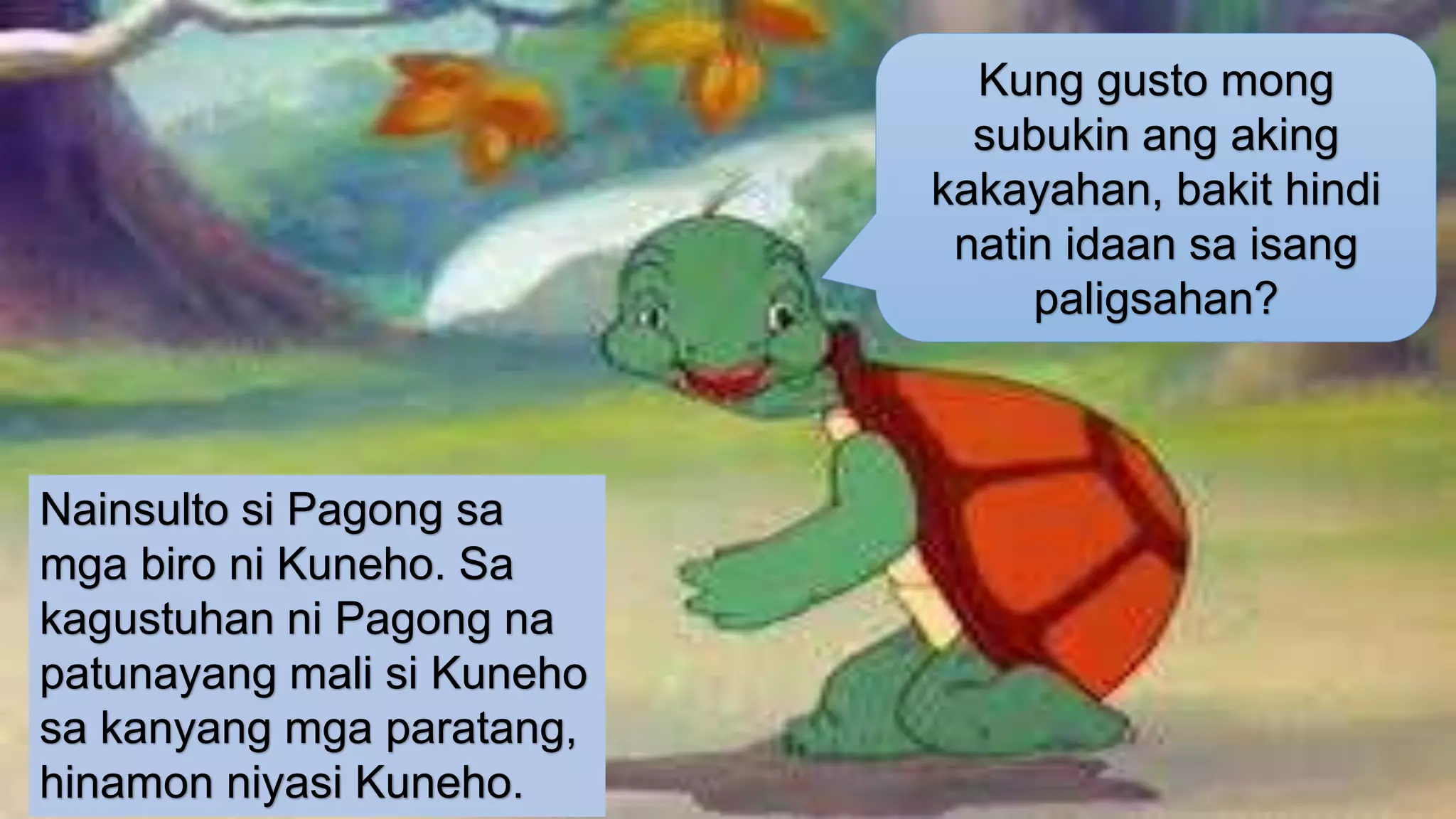 Si Pagong at si Kuneho | PPTX