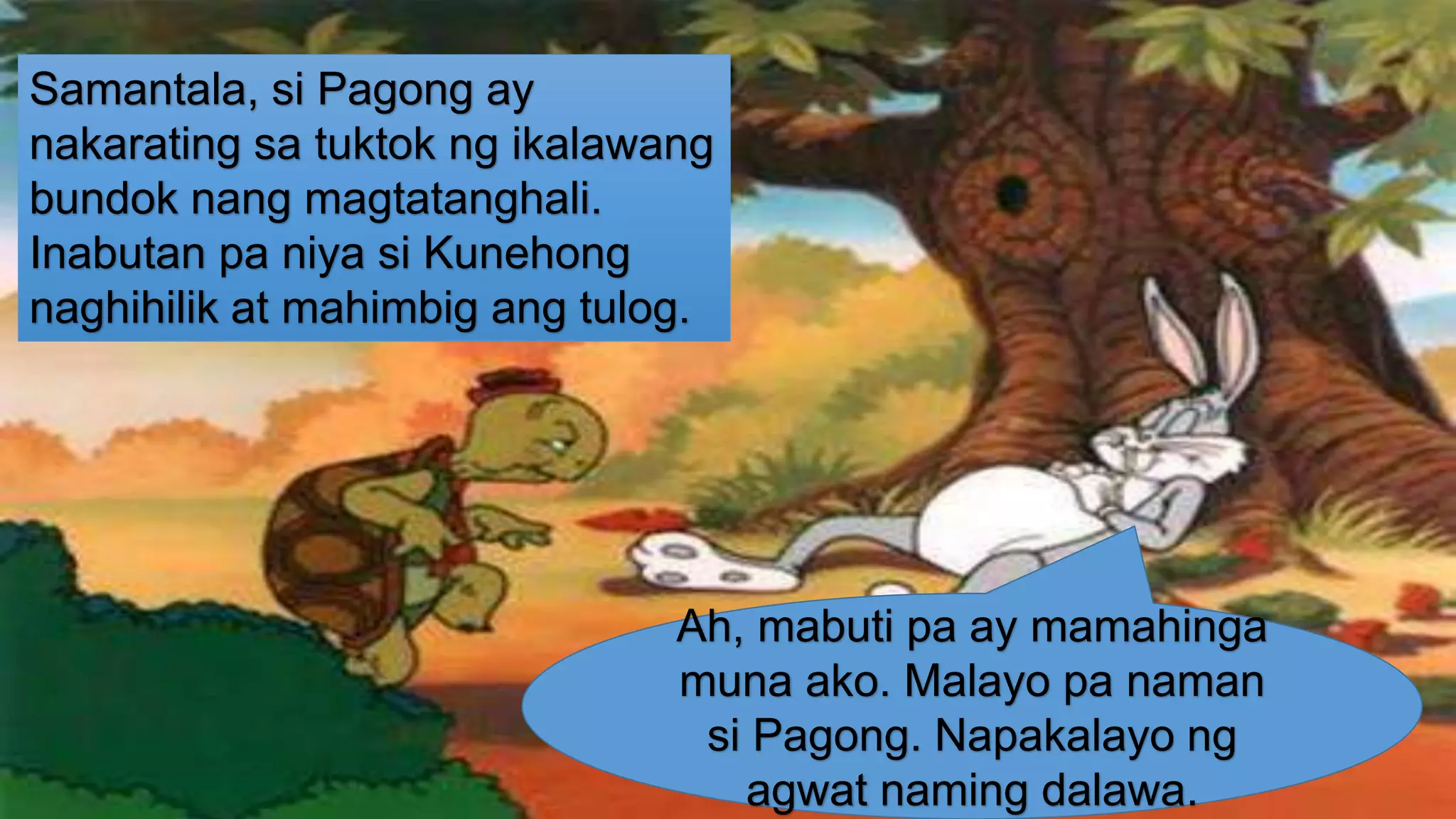 Si Pagong at si Kuneho | PPTX