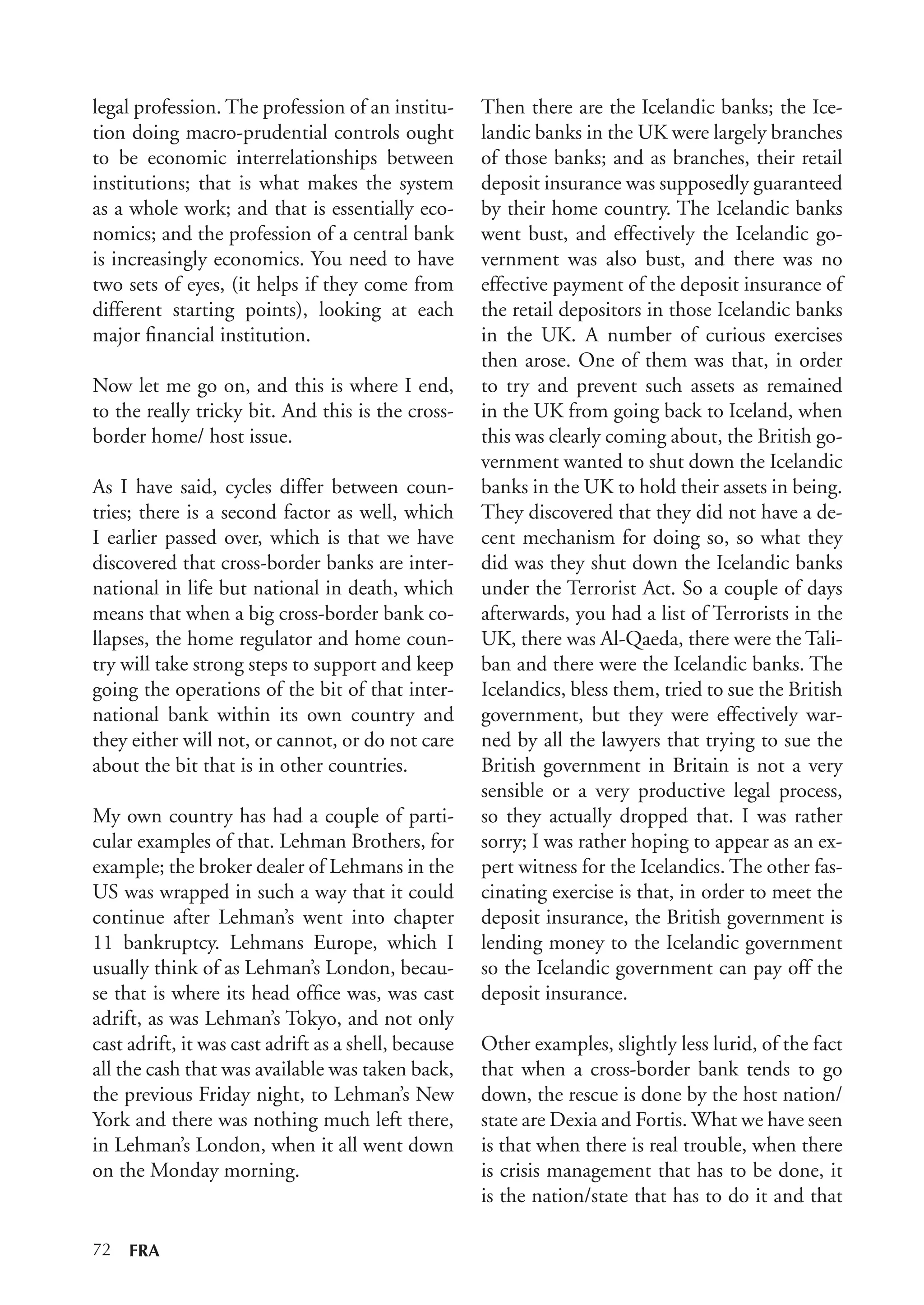 Los principios fundamentales de la regulación financiera | PDF