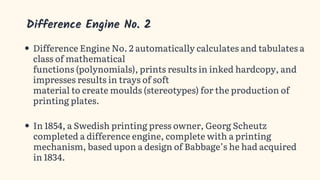 Charles-Babbage, Father of the computers | PDF