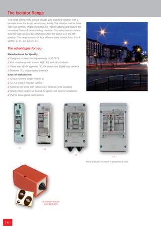 Charles Endirect CEL Street Lighting Cut-outs & Isolators | PDF