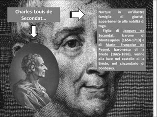 Charles Louis De Secondat, Barone De La BrèDe | PPT | Books and Literature