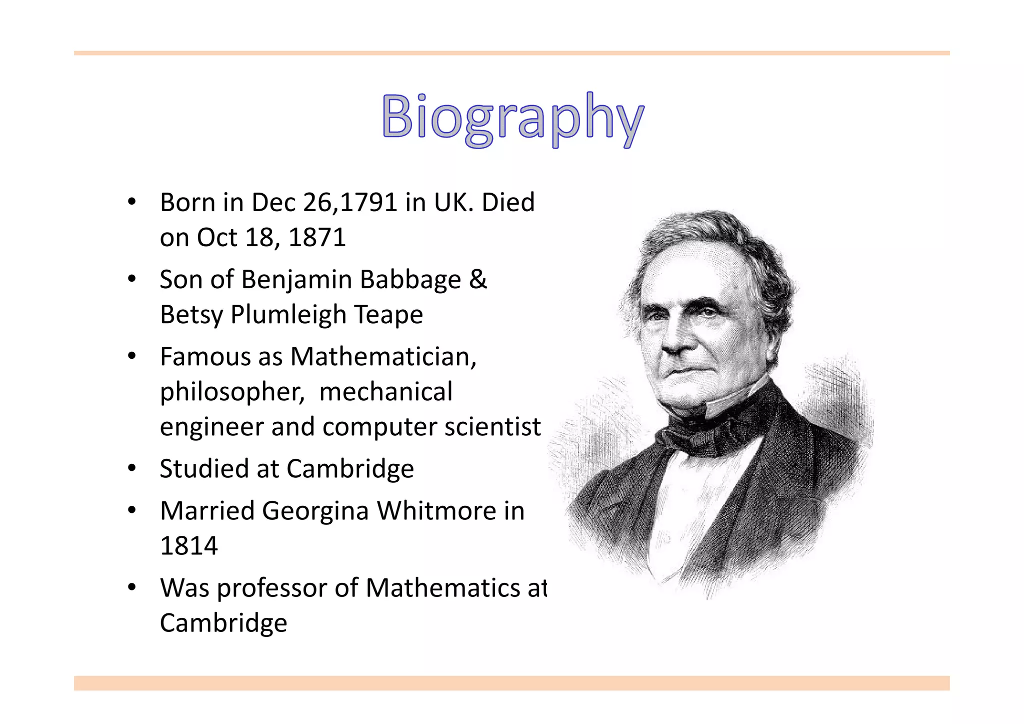 Charles Babbage | PDF