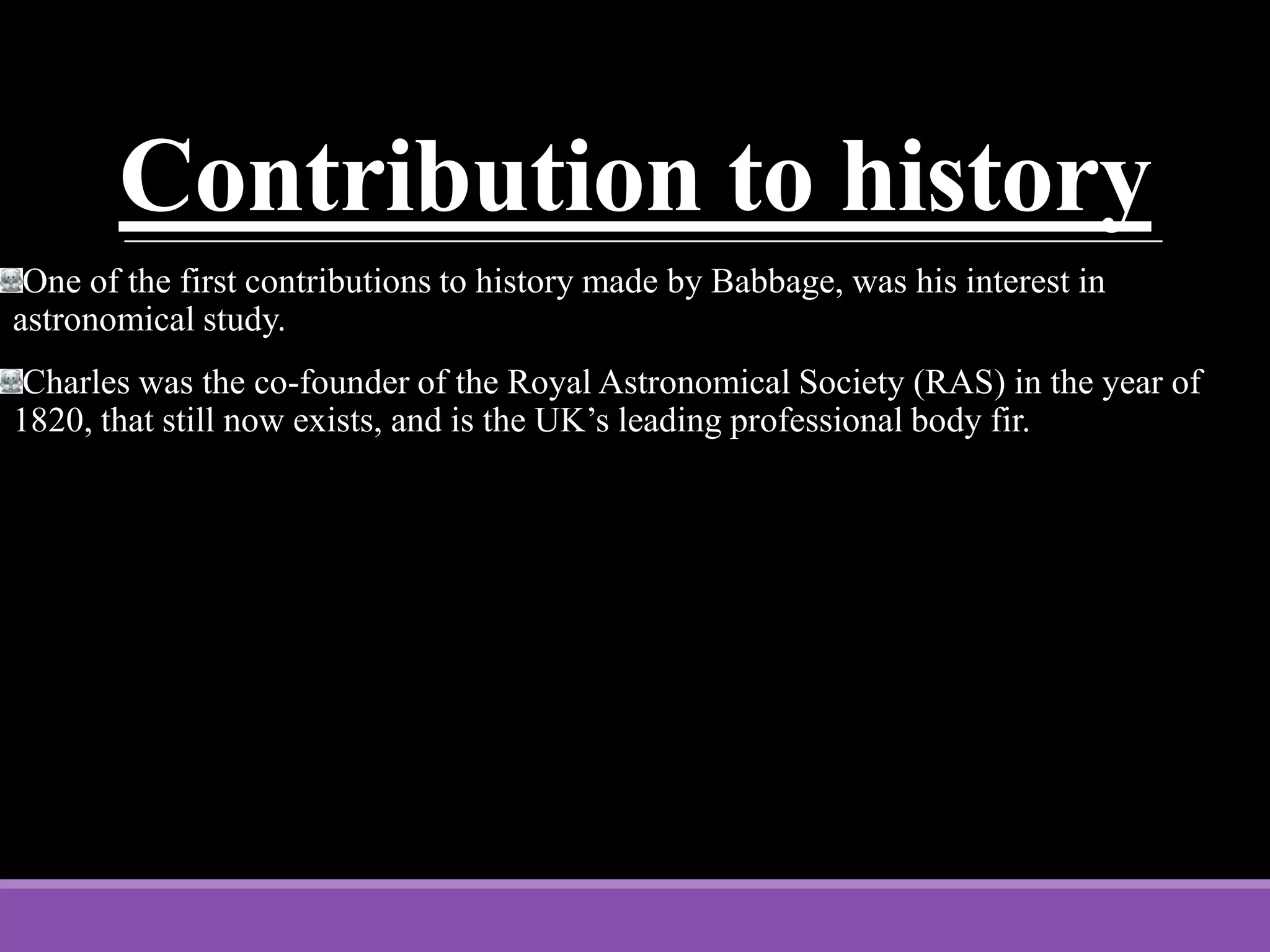 Charles babbage - Father of Computing. | PPTX