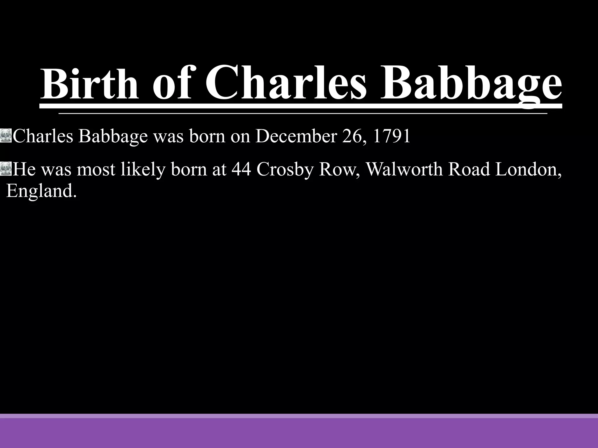Charles babbage - Father of Computing. | PPTX
