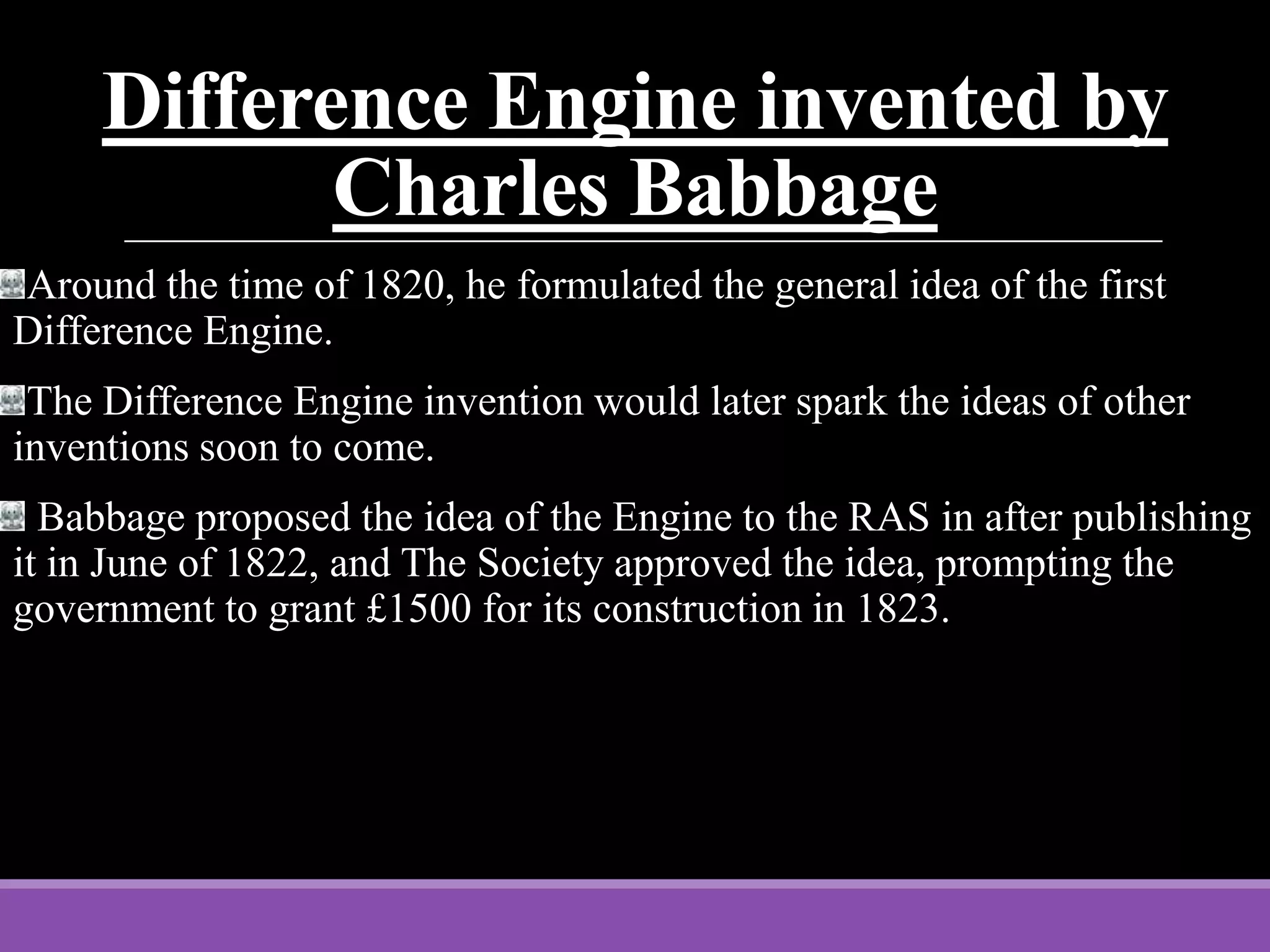 Charles babbage - Father of Computing. | PPTX