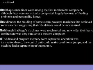 Charles babbage - Father of Computing. | PPTX