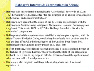 Charles babbage | PPTX