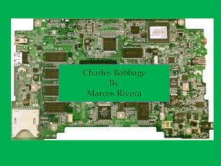 Charles babbage ppt | PPTX