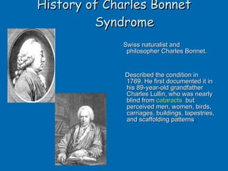 Charles bonnet syndrome | PPT