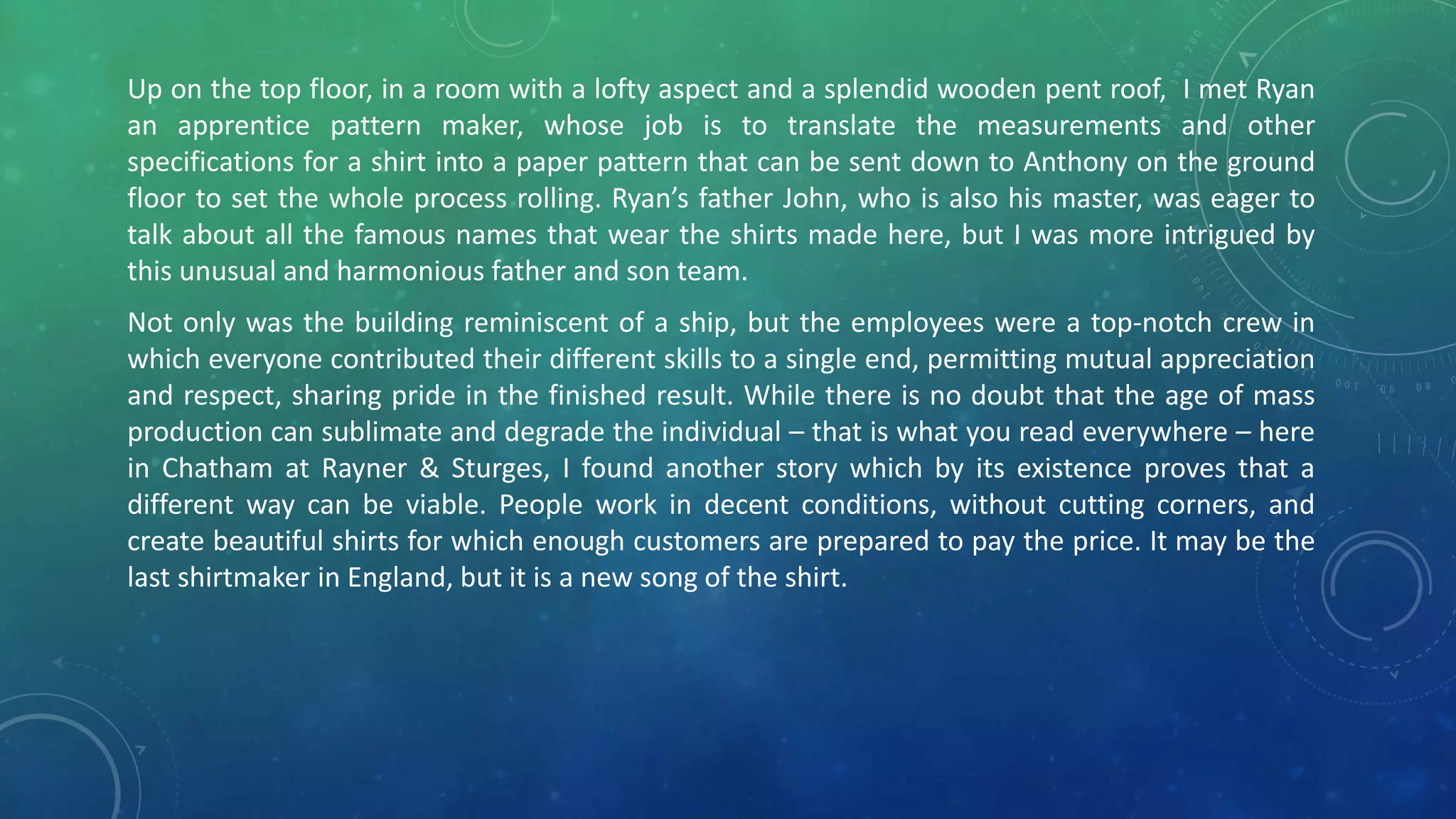 Charles Boyd Bowman | Introduction About Rayner & Sturges, Shirtmakers ...