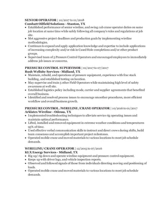 Charles Carter's Wireline Operator Resume 2020 | DOCX