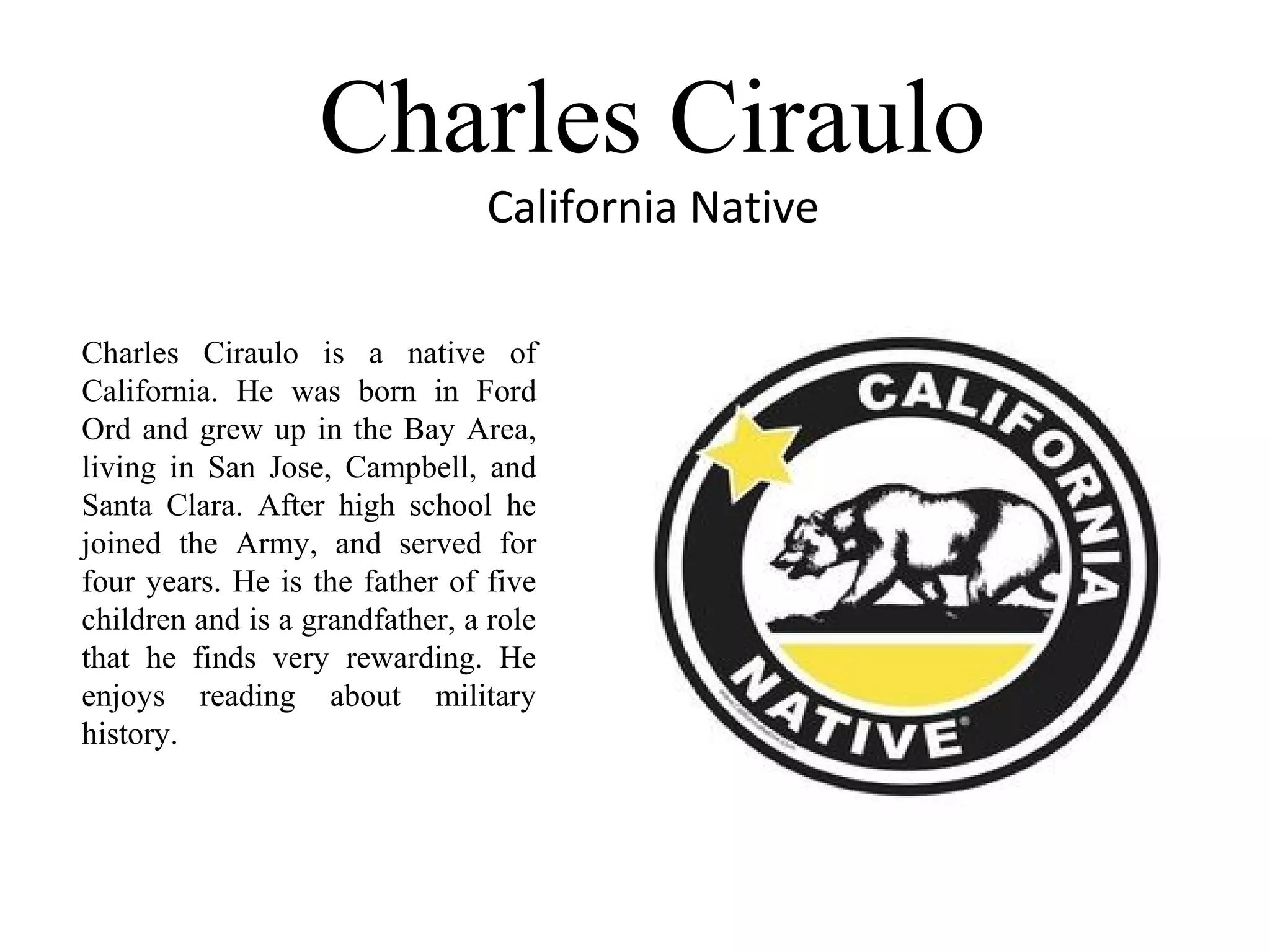 Charles ciraulo – veteran | PPT