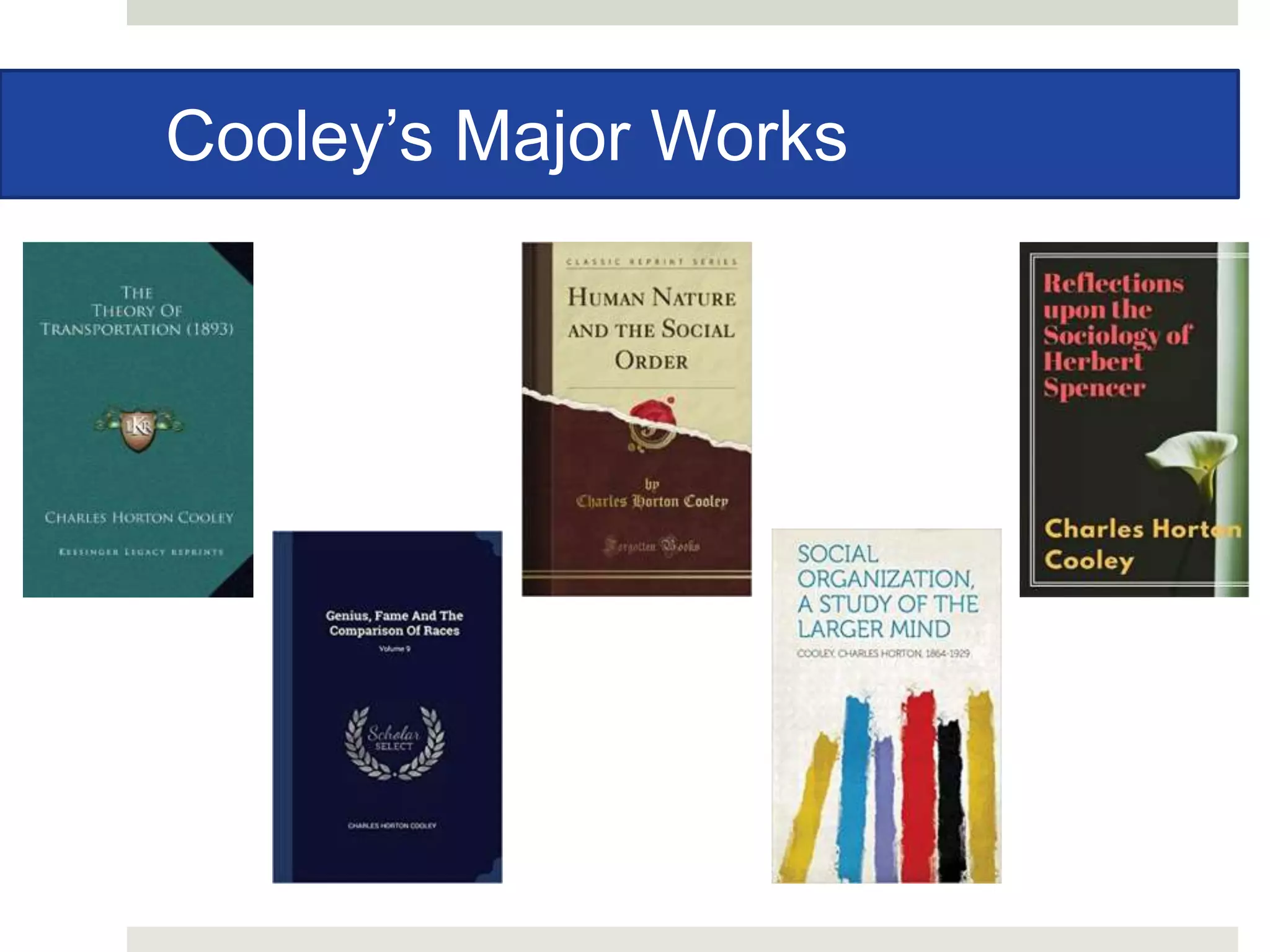 Charles Horton Cooley | PPTX