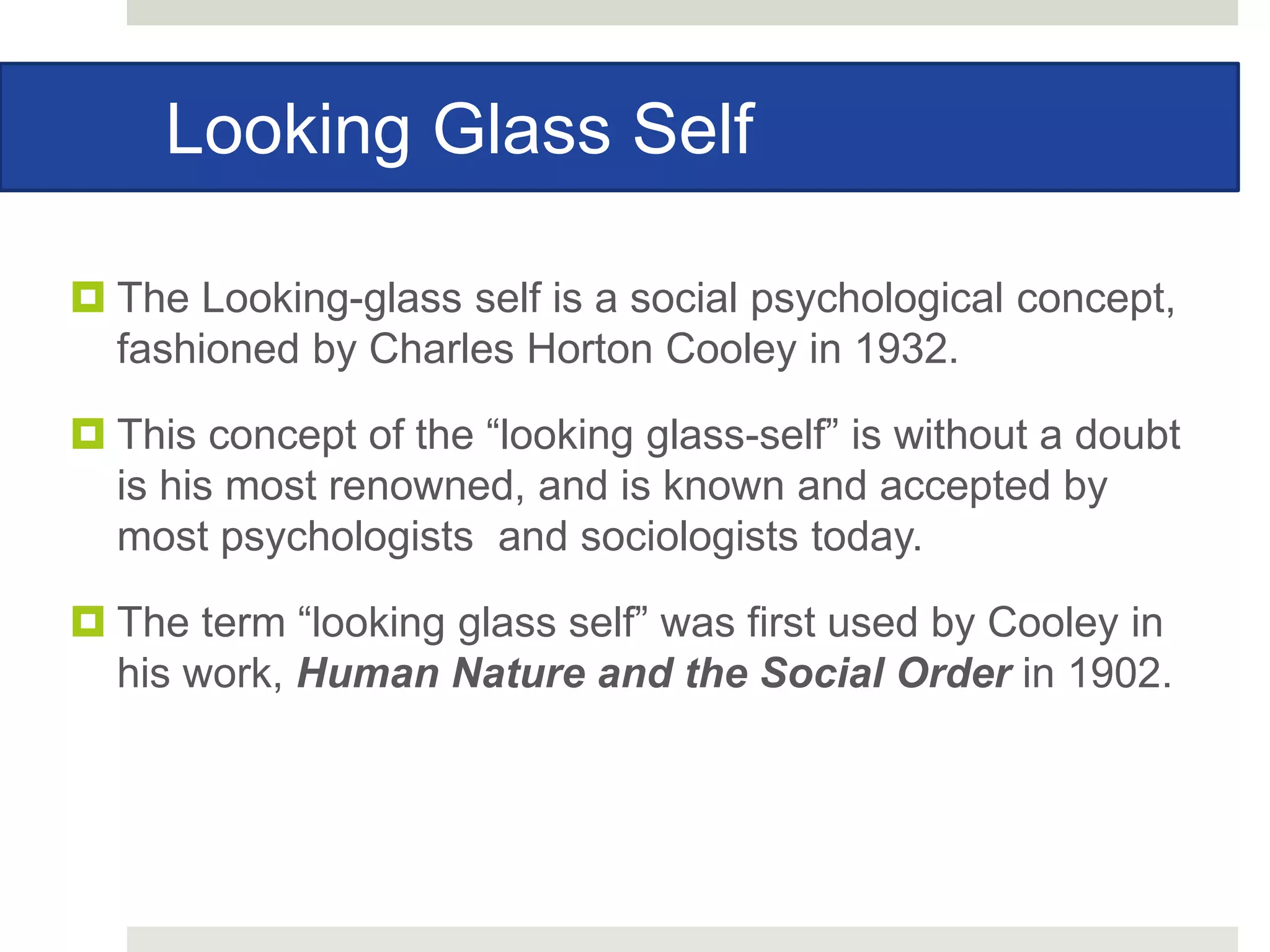 Charles Horton Cooley | PPTX