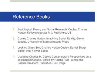 Charles Horton Cooley | PPTX