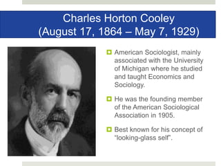 Charles Horton Cooley | PPTX