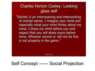 Charles Cooley Looking Glass | PPTX