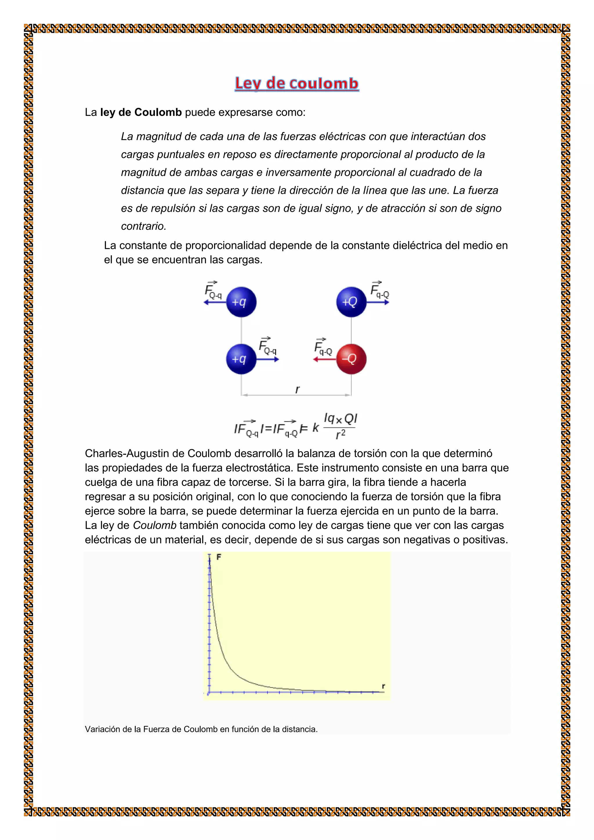 Charles coulomb | PDF
