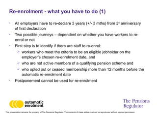 CFO Event - Charles Counsell, Automatic enrolment and triennial re ...