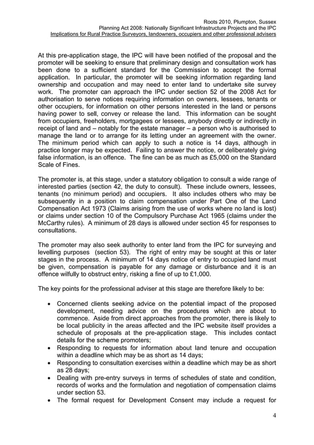 Nationally Significant Infrastructure Projects and IPC | PDF