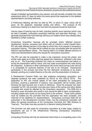 Nationally Significant Infrastructure Projects and IPC | PDF