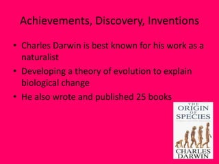 Charles darwin | PPTX