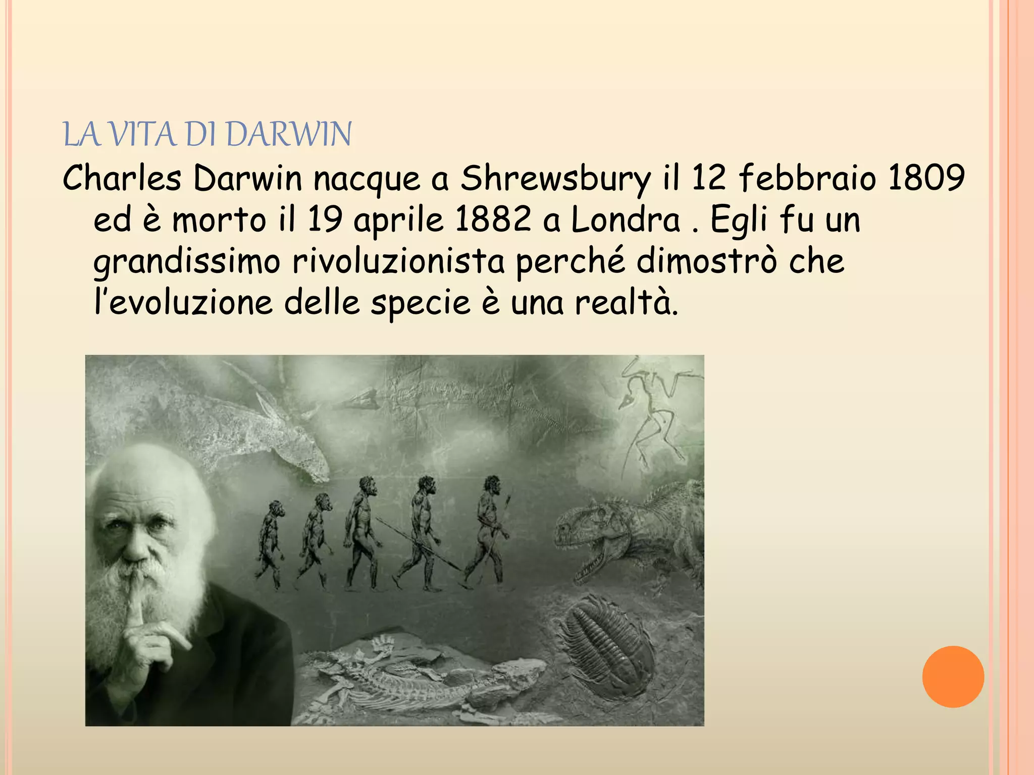 Charles darwin e l’evoluzione | PPTX