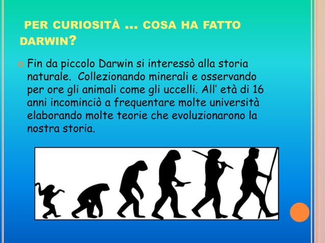 Charles darwin e l’evoluzione | PPTX