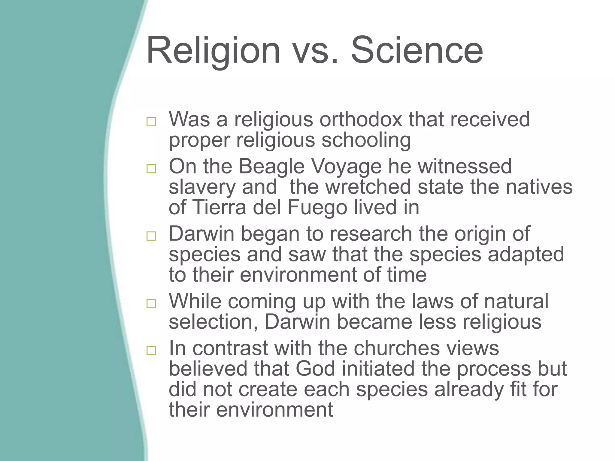 Charles darwin & Natural Selection | PPTX