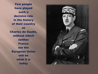 Charles de gaulle | PPTX