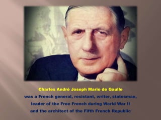 Charles de gaulle | PPTX