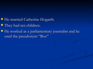 Charles Dickens | PPT | Fiction | Books and Literature