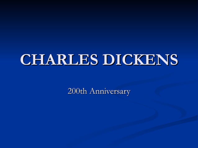 Charles Dickens | PPT