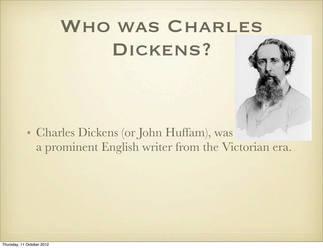 Charles dickens life Overview | PPT