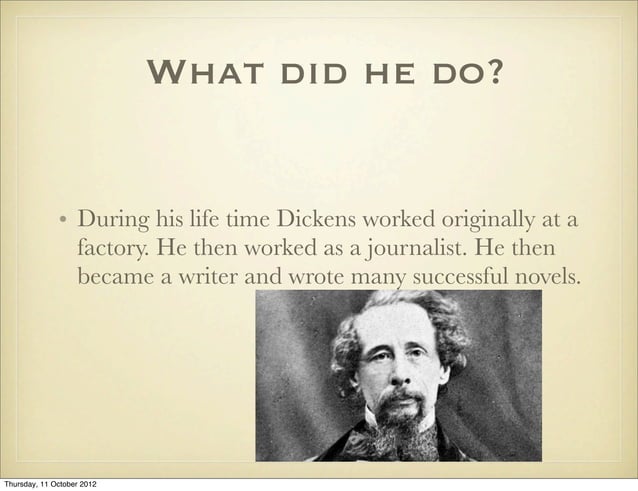Charles dickens life Overview | PPT
