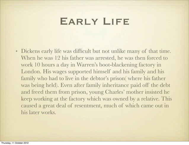 Charles dickens life Overview | PPT